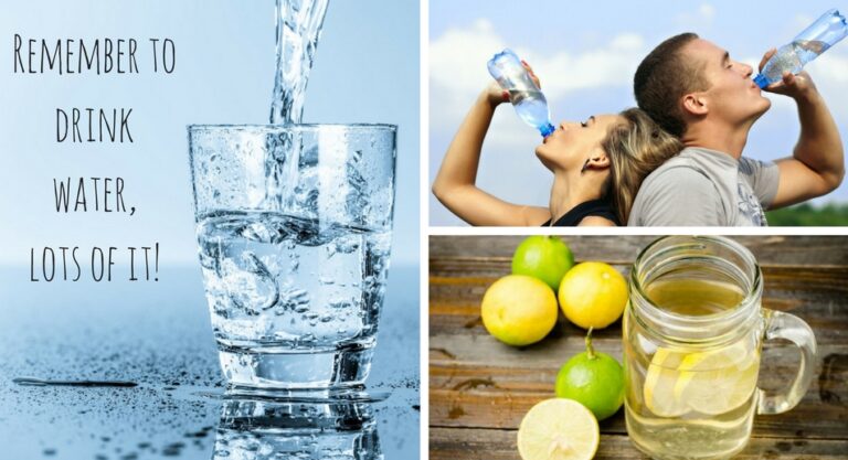 Stay hydrated – reminder to up your water intake – 100% Health